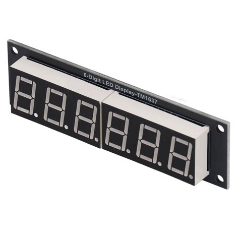 Módulo Display 6 Segmentos Tm1637 036 Inch Color Verde ánodo Común