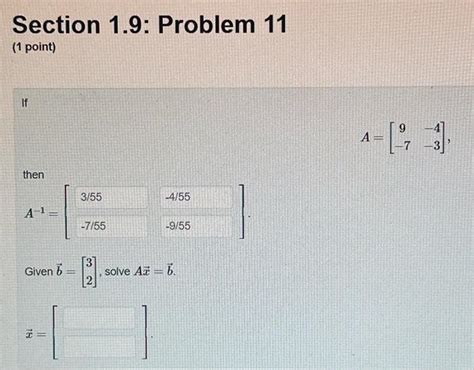 Solved Section Problem Point Solve For X Chegg Com