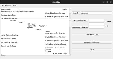 GitHub Pwn3xt XML Editor Data Structures And Algorithms CSE331s Final Project Group Project