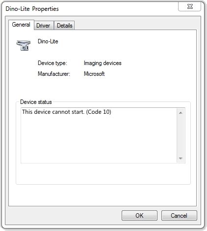 What Is Error Code On Windows Dino Lite Digital Microscope Americas