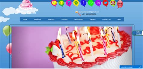 Birthdayplanner Soa Technology Aditya Website Development Designing