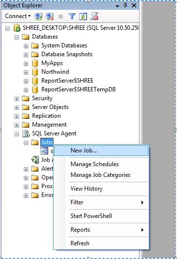 Kishor Naik Ms Sql Create Job In Sql Server