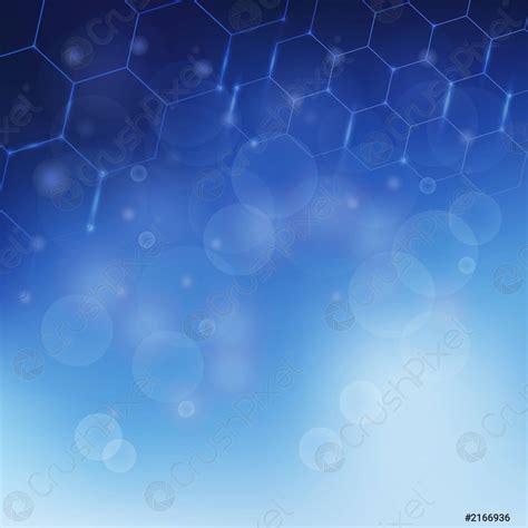 Molecules Blue Background Stock Vector 2166936 Crushpixel