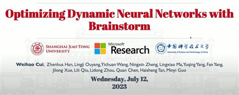 论文阅读 Optimizing Dynamic Neural Networks With Brainstorm Morealitys Blog