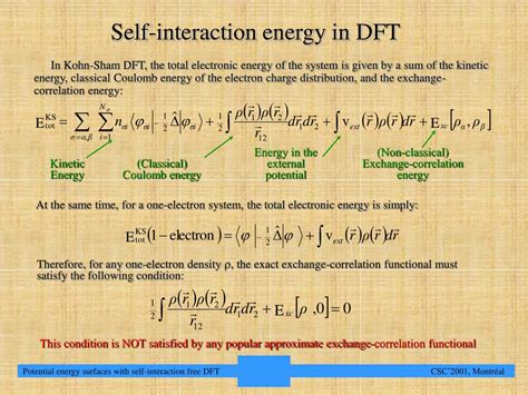 Ppt Improving Description Of The Potential Energy Surfaces With Self