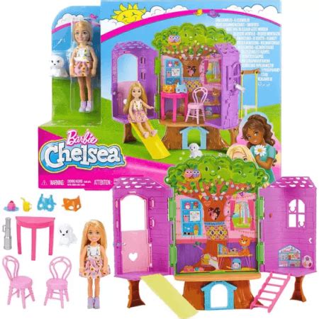 Barbie Chelsea Casa Da Arvore Hpl70 Mattel Zacheu