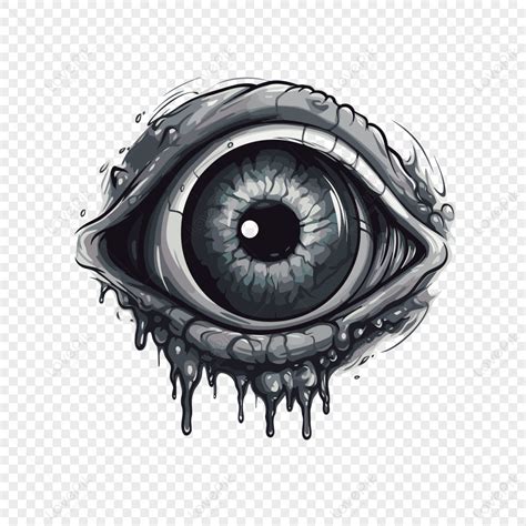 Creepy Eye Vectorstickercartooneyes Png Free Download And Clipart