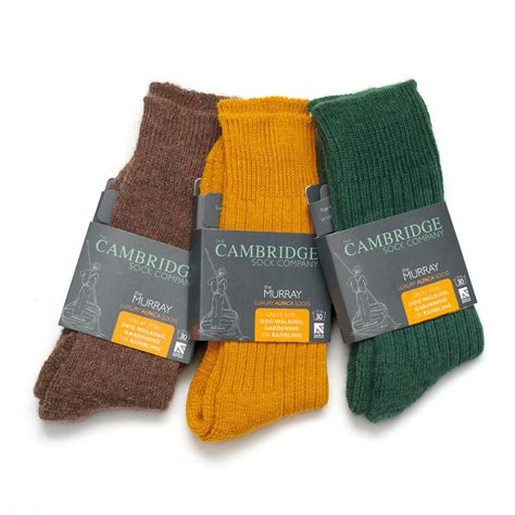 Alpaca Boot Sock Bundle Of 3 The Murray The Cambridge Sock Company