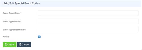 how to create special event codes bromcom documentation centre