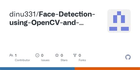 Github Dinu Face Detection Using Opencv And Keras