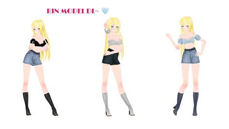 Rin Model Dl By Gaoyuko On Deviantart