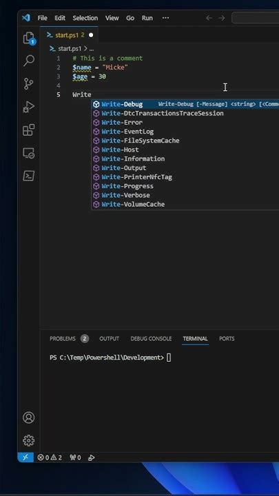 Basic Scripting Powershell For Beginners Comments And Variables