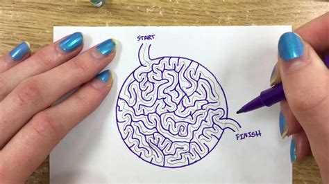 How To Draw A Maze Easy Youtube