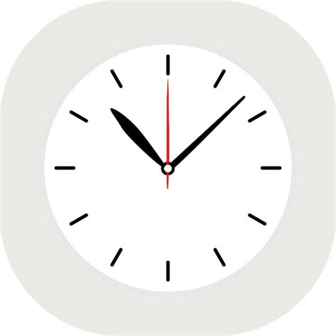 Premium Vector Clock Time Icon Simple Style