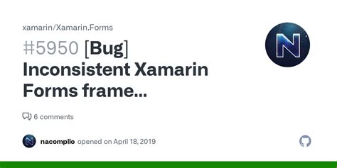 Bug Inconsistent Xamarin Forms Frame Background Color Issue 5950 Xamarin Xamarin Forms
