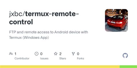github jxbc termux remote control ftp and remote access to android device with termux