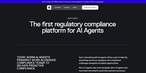 Norm Ai — Legal — The First Regulatory Compliance Platform Fo