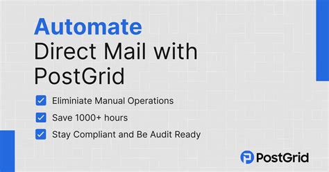 Postgrid On Linkedin Print And Mail Checks V4 Updated New Postgrid
