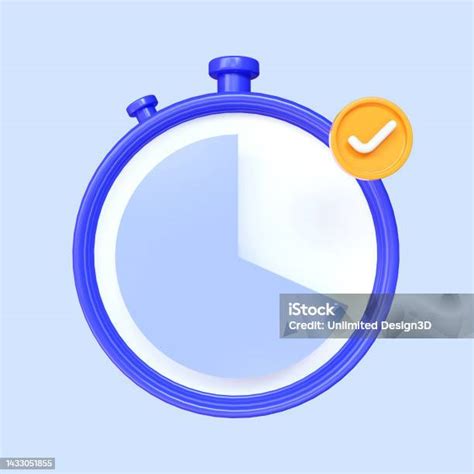 성공 배달을위한 3d 알람 시계 아이콘 타이머 개념 빠른 빠른 속도 시간 아이콘 스톱워치 3차원 형태에 대한 스톡 사진 및 기타 이미지 Istock