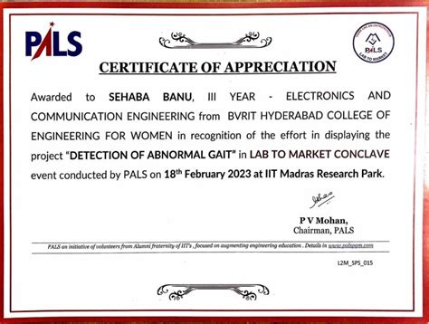Sehaba Banu Shaik On Linkedin Iitmadras Researchpark