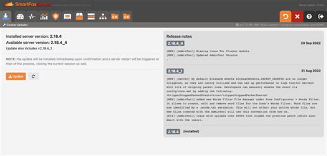 overcast documentation cluster software updates