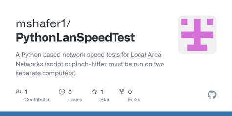 GitHub Mshafer PythonLanSpeedTest A Python Based Network Speed Tests For Local Area Networks
