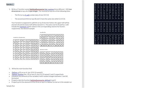 Solved Exercise 2 1 Write A C Function Named Chegg Com Chegg Com