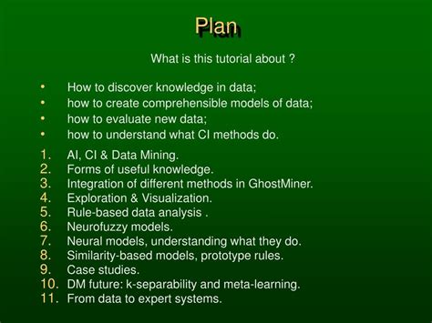 Ppt Computational Intelligence For Data Understanding Powerpoint