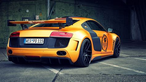 배경 화면 아우디 스포츠카 Audi R8 쿠페 고성능 차 바퀴 초차 육상 차량 자동차 디자인 자동차 외장