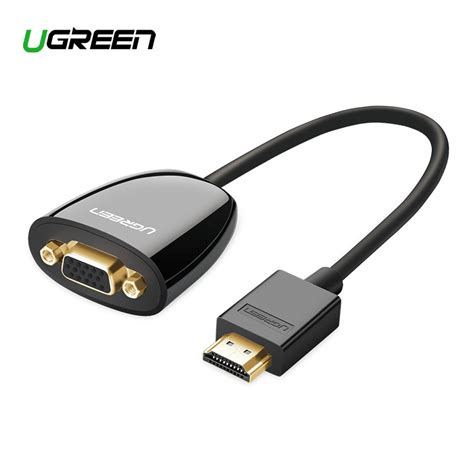 UGREEN HDMI To VGA Connector Adapter Converter Cable Shopee Malaysia