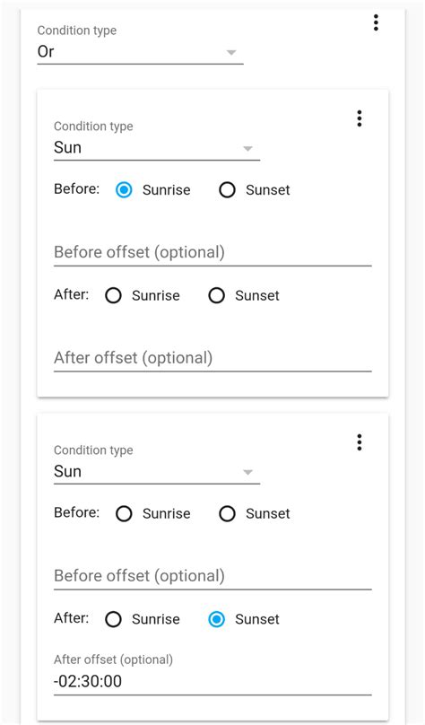 or condition home assistant os home assistant community