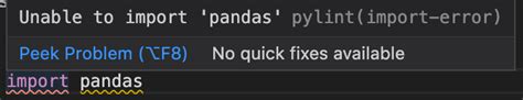 Python Vs Code Cant Import Module Which Is Already Installed Stack