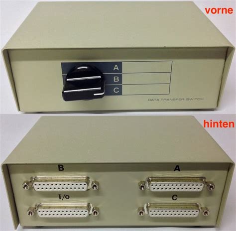 Data Transfer Switch DB25 Parallel Seriell Drucker Modem Kaufen Auf Ricardo