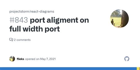 Port Aligment On Full Width Port · Issue 843 · Projectstormreact Diagrams · Github