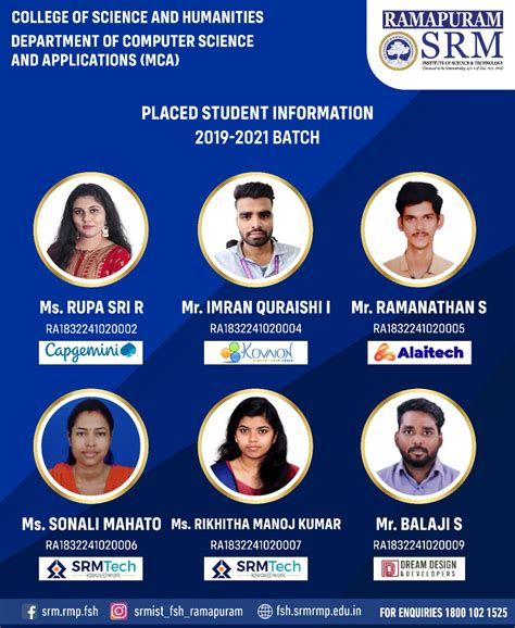 Achievement Placement Srm University