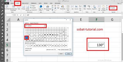 Cara Membuat Derajat Di Excel Dengan Cepat Sobat Tutorial