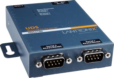Lantronix Device Server Uds 2100 Device Server 2 Ports Ethernet Fast Ethernet Rs 232 Rs