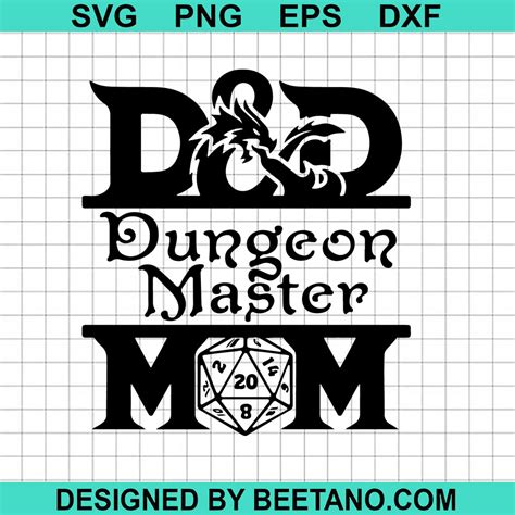 Dad Mom Dungeon Master Svg Dungeon And Dragon Dad Svg Dungeon And
