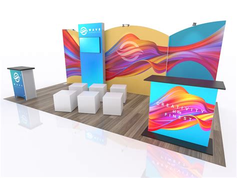 Exhibit Design Search Vktd 2400 Inline Exhibit Modern Inline Exhibits Trinity Displays