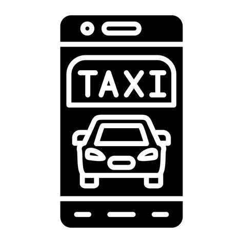 Mobile App Glyph Icon 15036948 Vector Art At Vecteezy