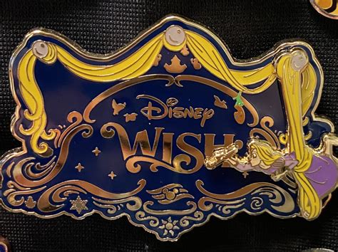 Disney Wish Cruise Ship Rapunzel Swinging Pin 61131
