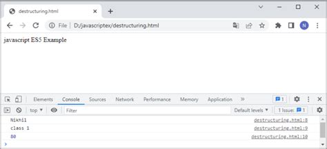 Array Destructuring In Javascript Hindi Advanced Js Tutorial