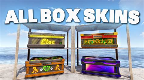All Large Box Skins In Rust Prices And Timestamps Youtube