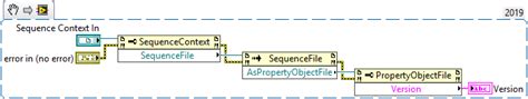 obtain teststand sequence file version programmatically ni