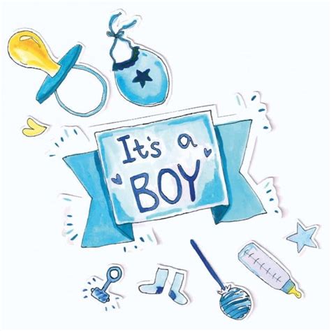 손으로 그린 베이비 샤워 디자인 Eps Uidownload