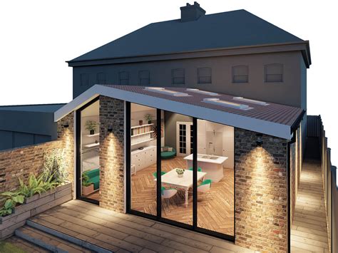 Rear Elevation Single Storey Extension Cheif Architectural Ltd Chief