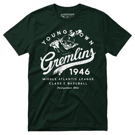 Youngstown Gremlins Ohio Vintage Defunct Baseball Teams Unisex T