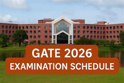 Gate 2026 Exam Schedule Complete Details Education Updates