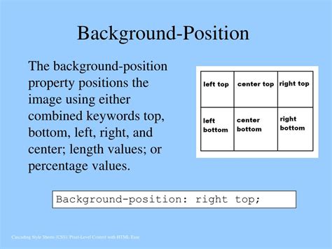 Ppt Cascading Style Sheets Css Pixel Level Control With Html Ease