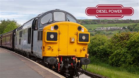 Class 37 37075 At Oakworth On The Keighley And Worth Valley Railway